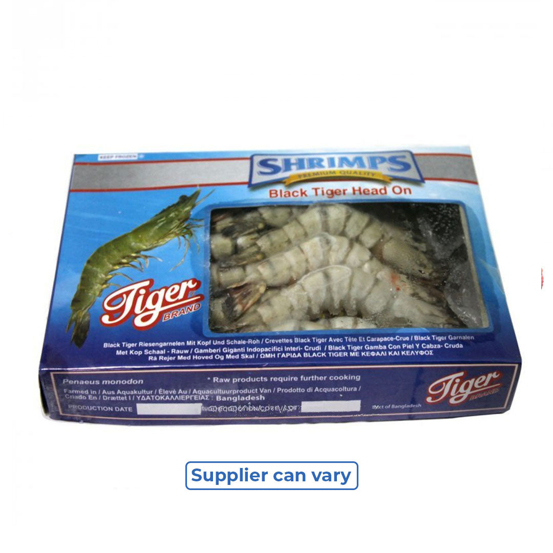 Frozen Black tiger Prawns 6/8 Box – Lui Foods Fish Store