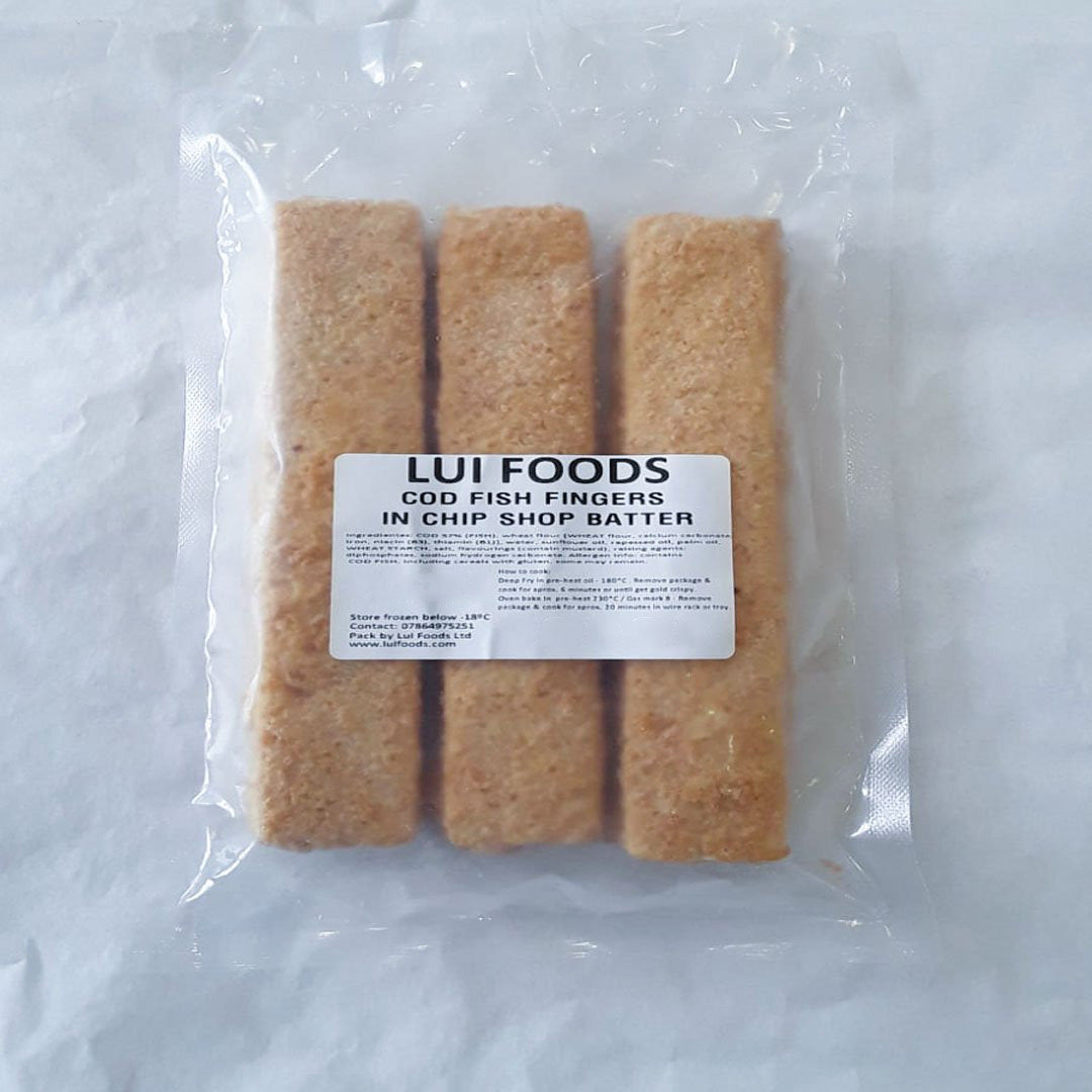 Frozen Cod Fish Fingers 226g – Lui Foods Fish Store