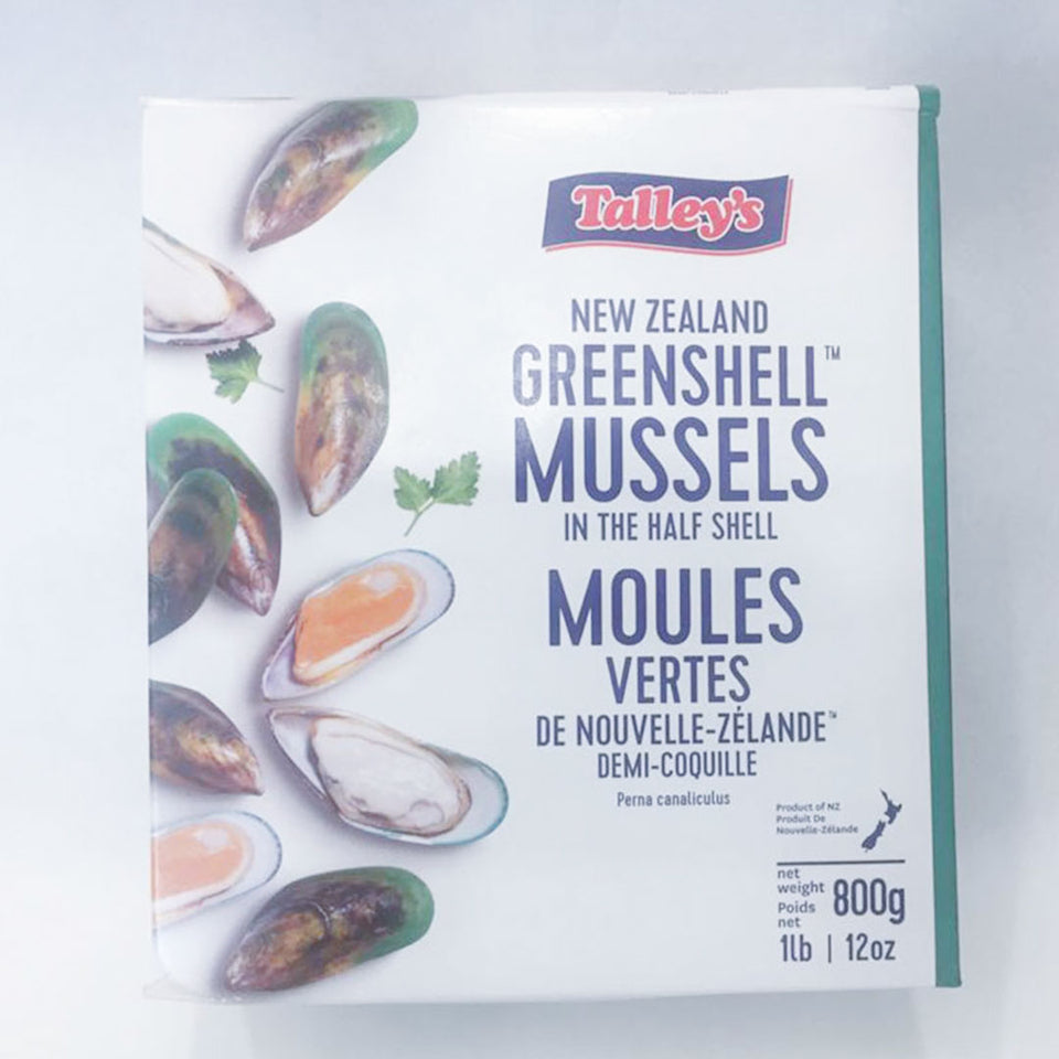 Mussels in half shell (Frozen) 1kg – Lui Foods Fish Store